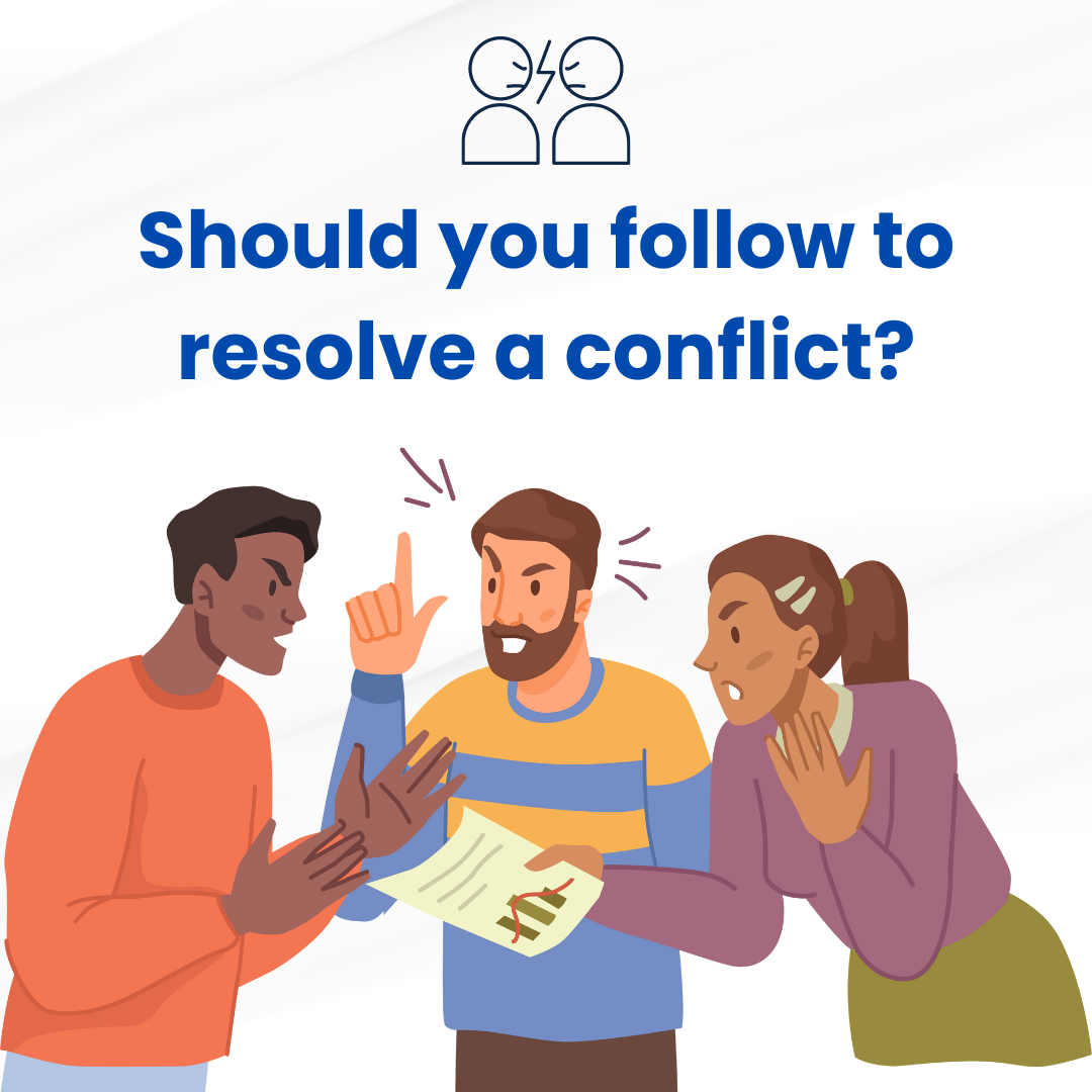 Strategies to resolve Conflict in Workspace